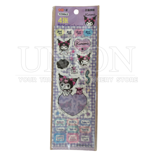 Kuromi Sticker YZ8863 – Union Stationery