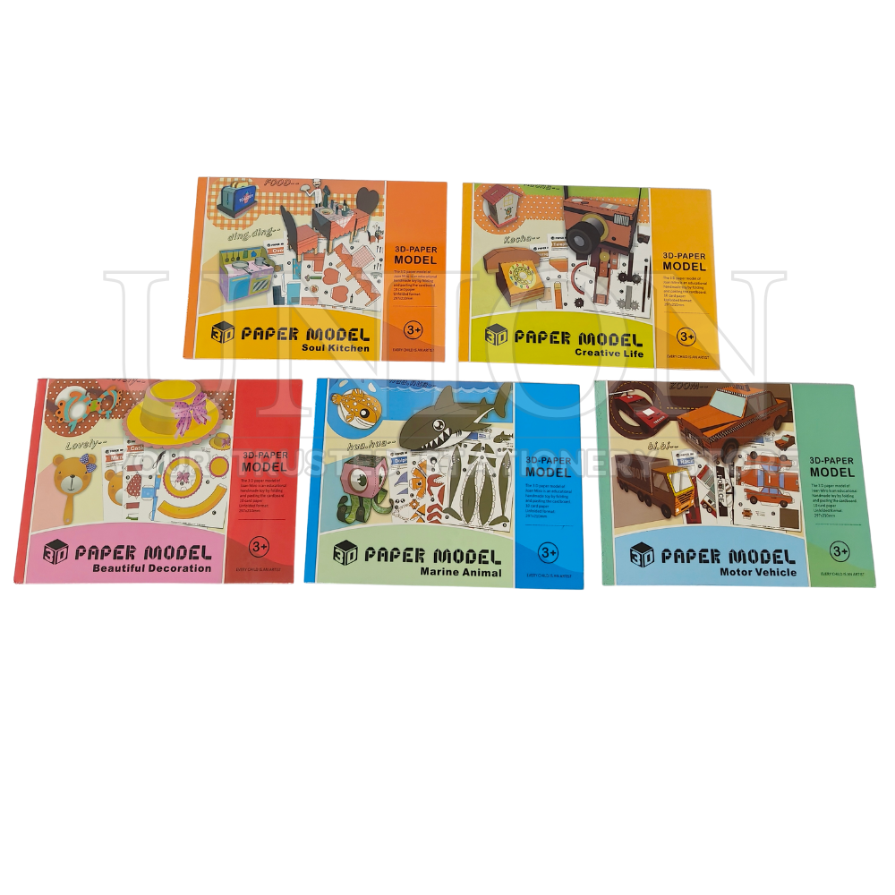 3D Paper Model JQ1608 – Union Stationery